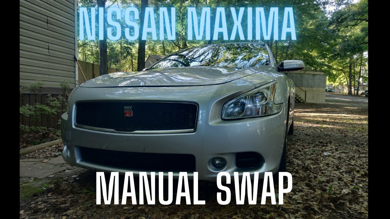 Manual Swapping My 7th Gen Maxima - YouTube