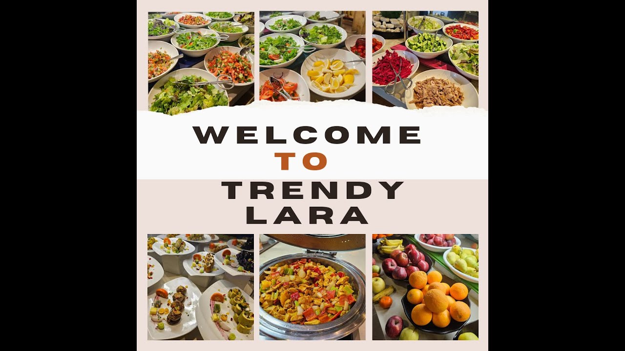 Trendy Lara lunch and dinner tour - YouTube