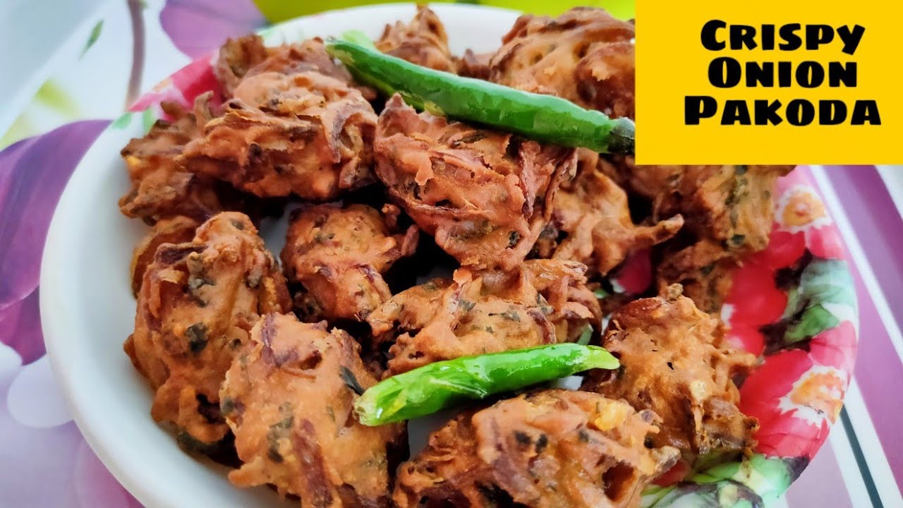 Onion Pakoda | Crispy Onion Pakoda with Tips | कुरकुरे प्याज के पकोड़े ...
