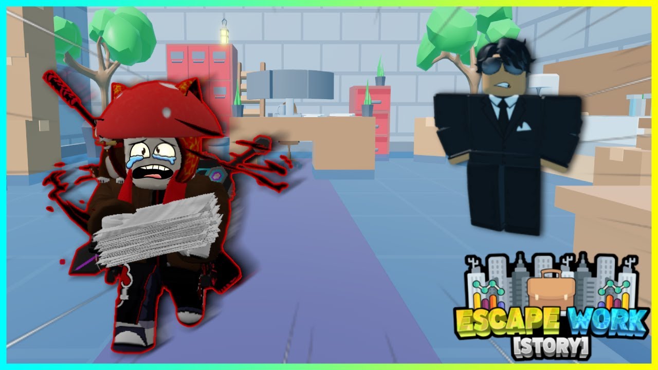 Escape Work [STORY]-Full Walkthrough | ROBLOX - YouTube