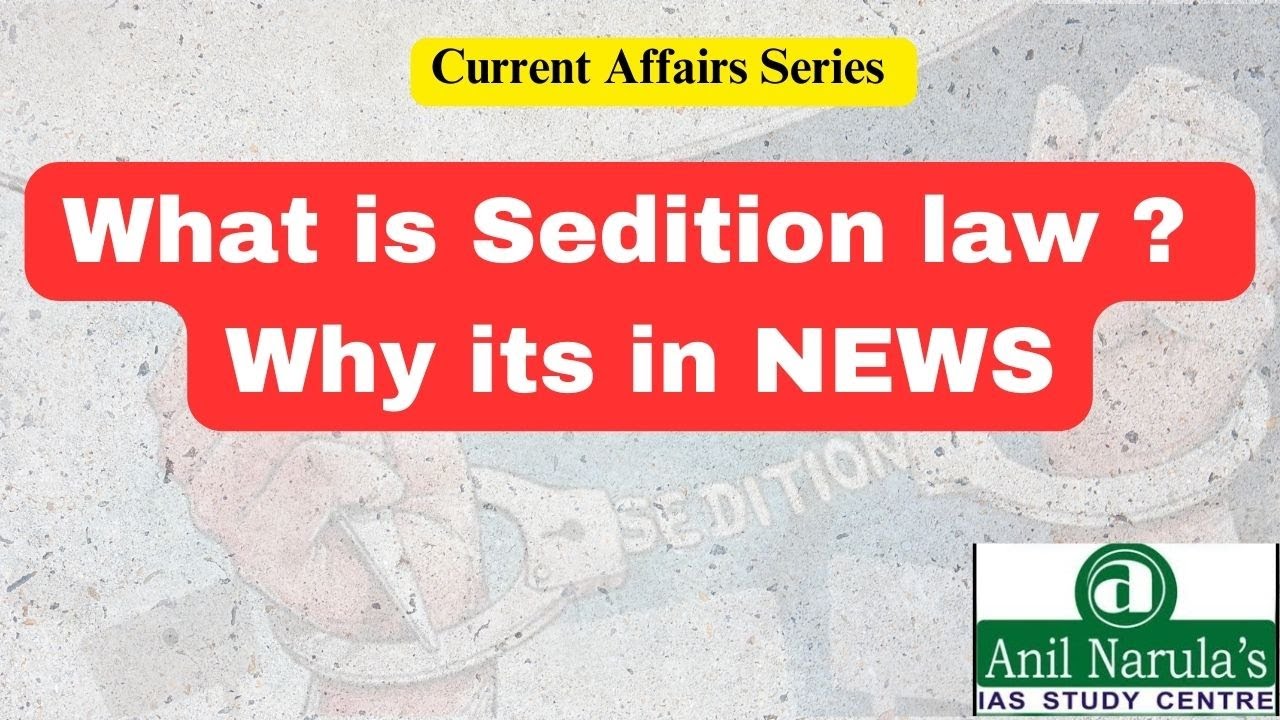 What is Sedition law ? Why its in NEWS ? #sedition #seditionlaw # ...