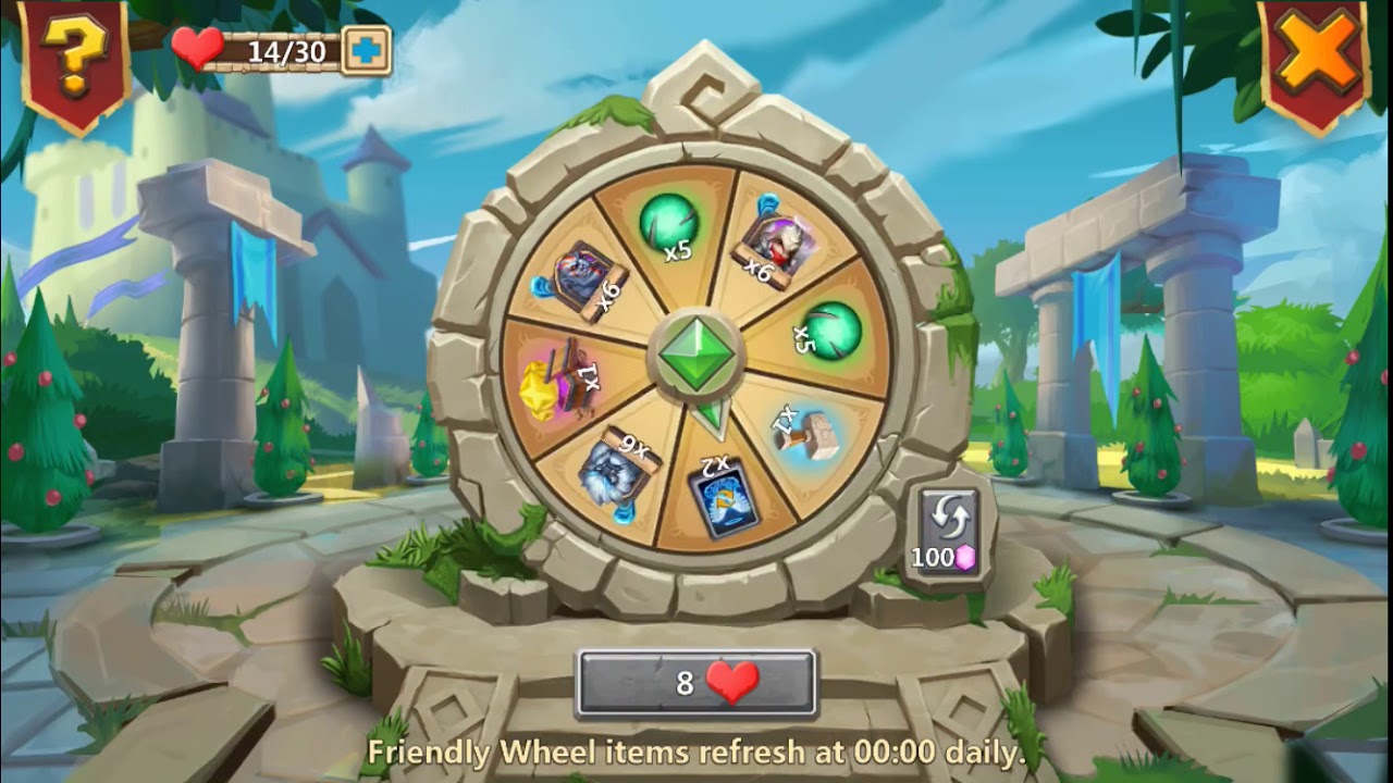 Rolling 10000 GEMS CASTLE CLASH DECENT SESSION - YouTube