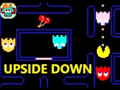 Pac Man But its Upside Down - YouTube