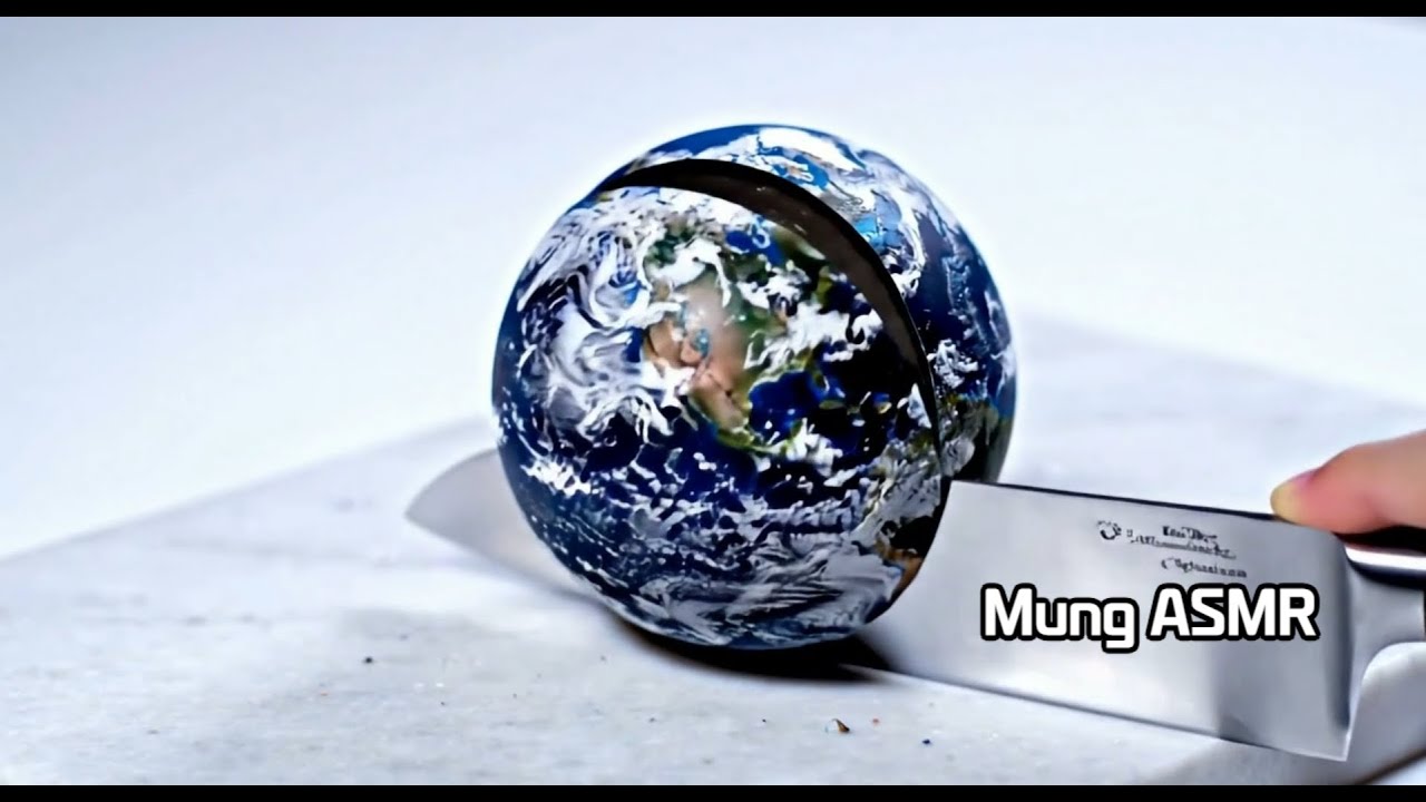 Satisfying Cutting and Slicing Planets ASMR #oddlysatisfying # ...