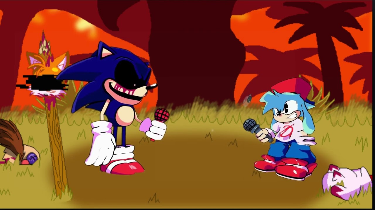 Vrchat Friday Night Funkin VS Sonic.EXE - Too Slow ENCORE - YouTube