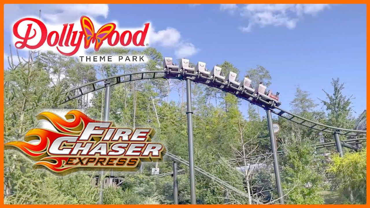 FireChaser Express - Backwards Fire Engine Coaster - HD Off-Ride ...