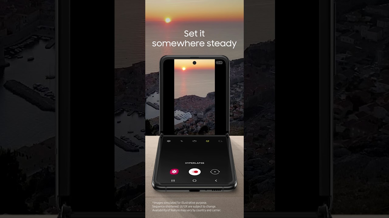 Galaxy Z Flip: How to use Night Hyperlapse | Samsung - YouTube