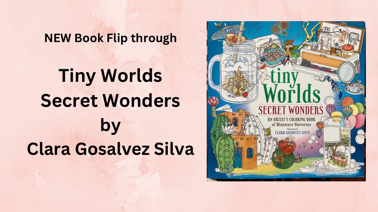 New Book! Tiny Worlds Secret Wonders flip through - YouTube