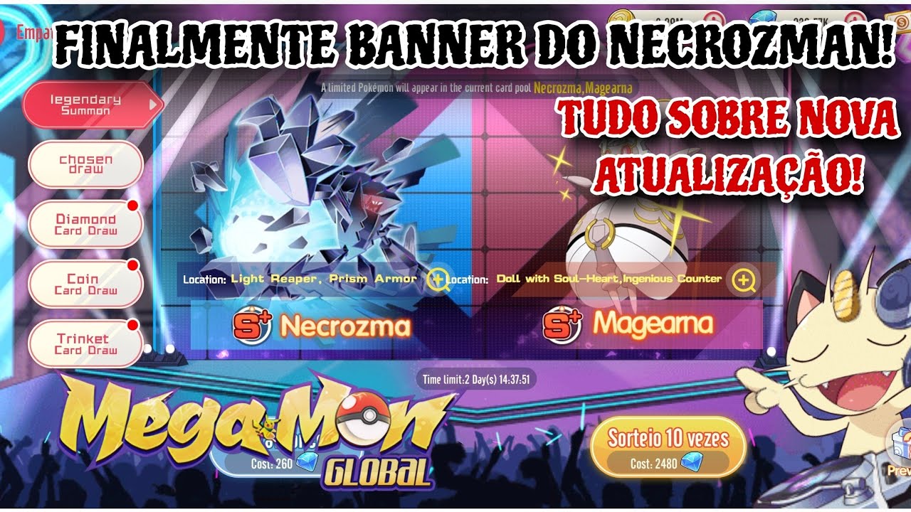 BANNER DO NECROZMAN FINALMENTE CHEGOU, MARSHADOW OBRIGATÓRIO E MAIS ...