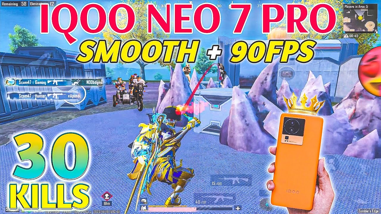 🔥Iqoo Neo 7 Pro BGMI Test in 90 Fps Graphics: Fps Test - YouTube