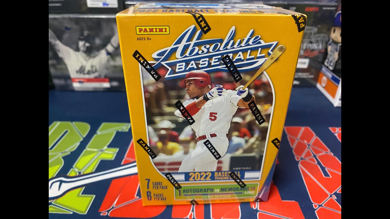 New Retail Release!! 2022 Absolute Baseball Blaster Box Opening! 1 Auto ...