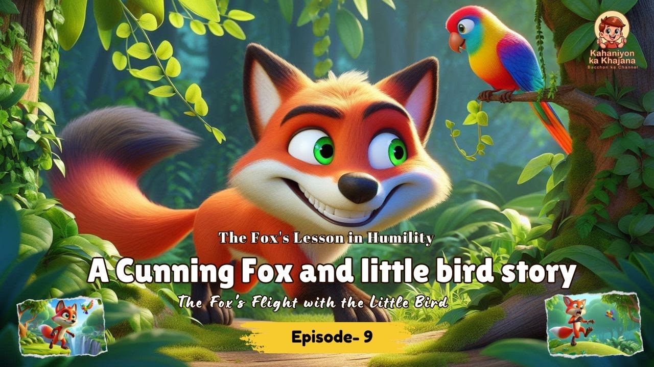 A Cunning Fox and little bird story | Episode: 9 - YouTube