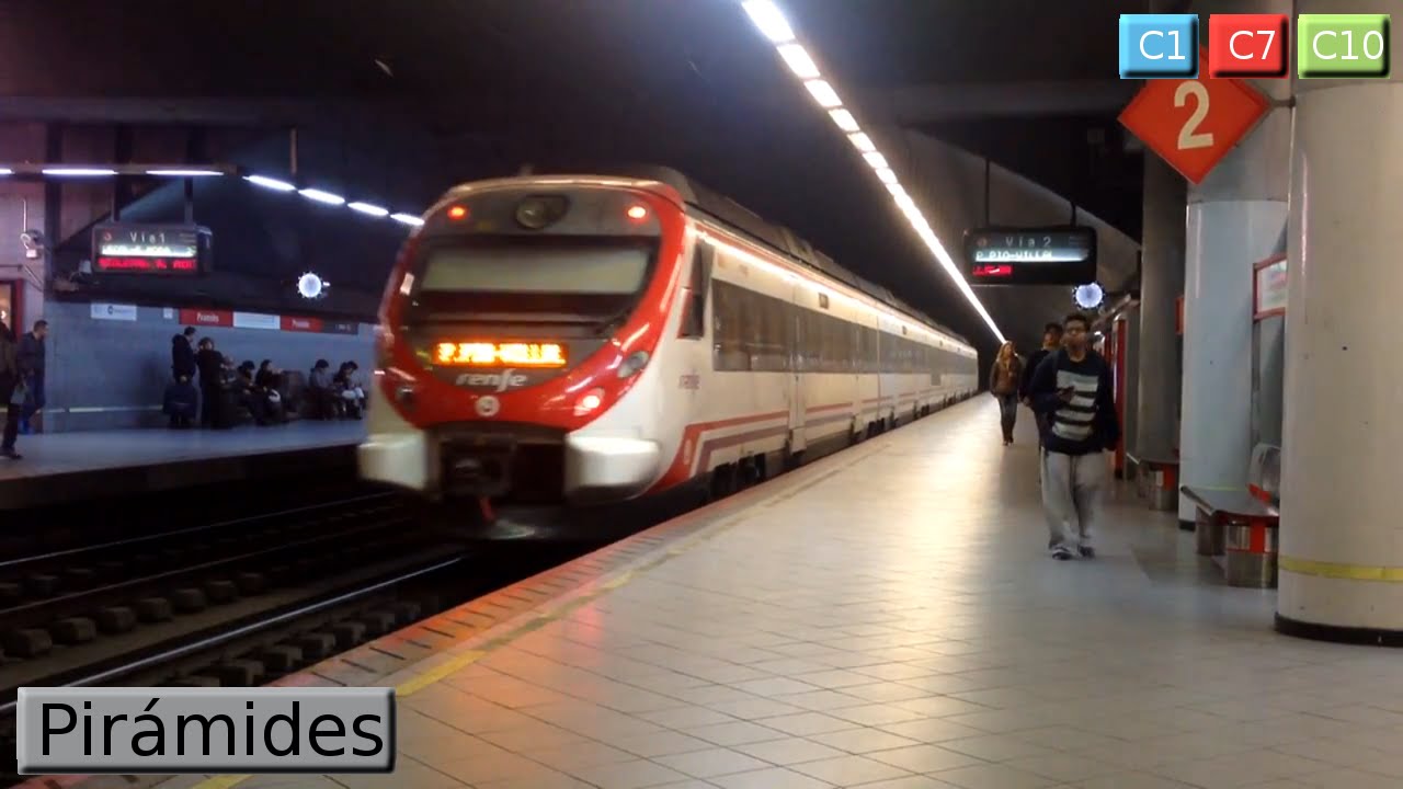 Pirámides C1 - C7 - C10 : Cercanías Madrid ( Renfe Civia ) [2015] - YouTube