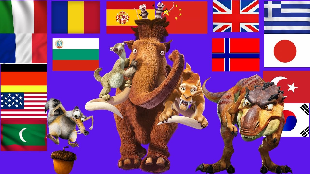 Ice Age in different languages meme. - YouTube