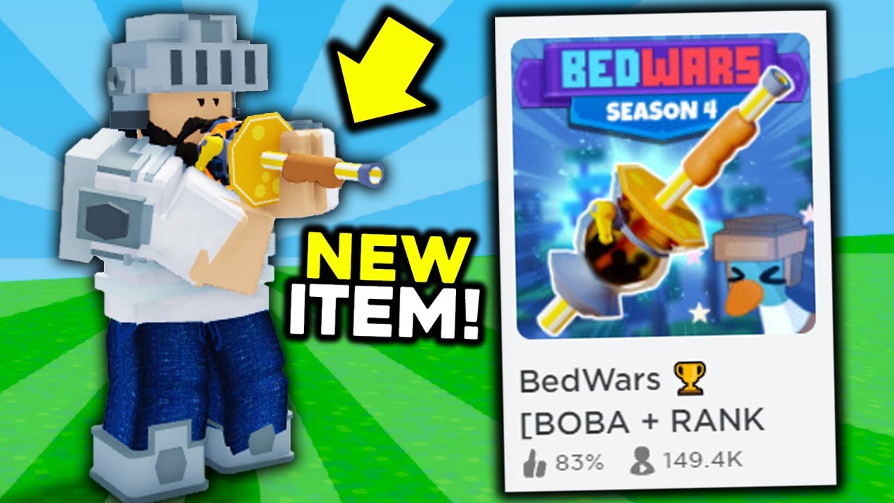 *NEW* BOBA BLASTER UPDATE!! in Roblox Bedwars - YouTube