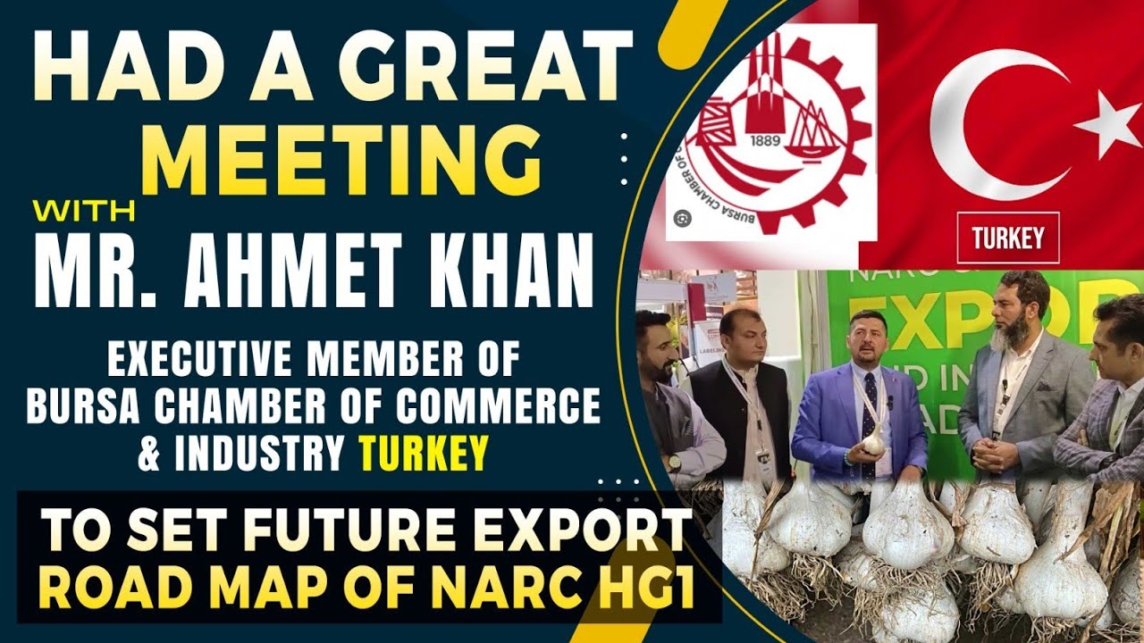 Export Potential of NARC HG1 Garlic to Turkey | Bursa Chamber of ...