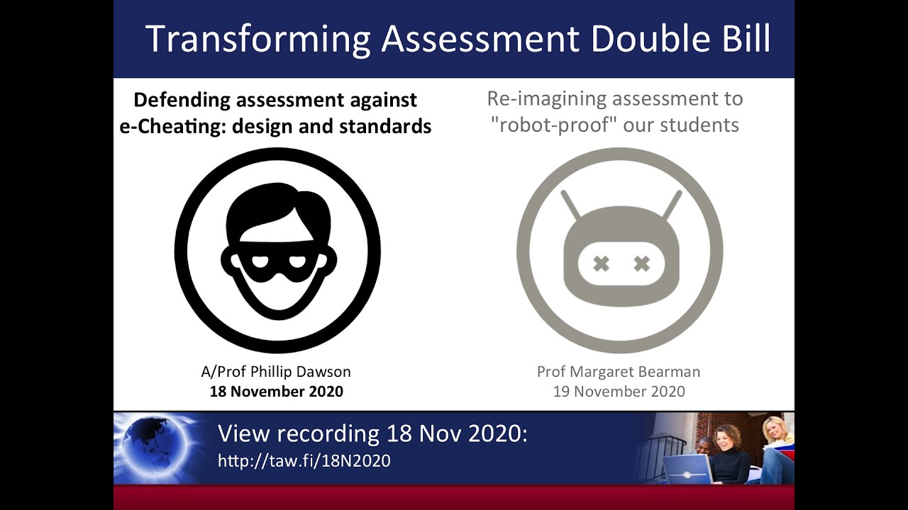 Defending assessment against e-Cheating: design and standards (18 ...