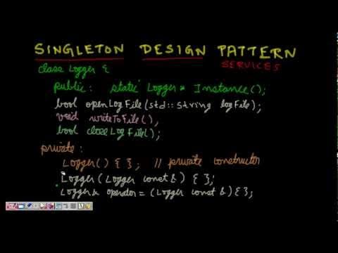 Programming Interview: Singleton Design pattern (Singleton Class C++) - YouTube