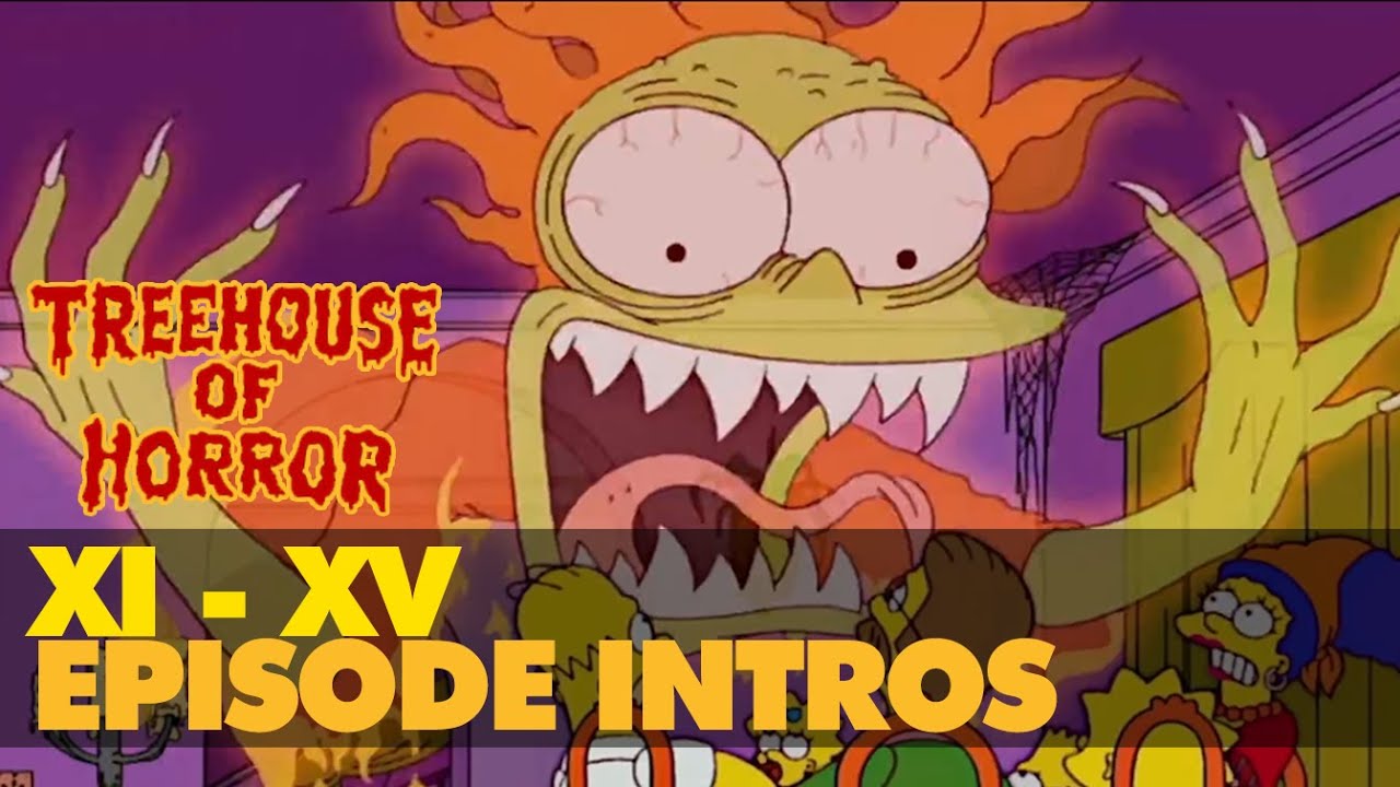 The SIMPSONS 4K - HALLOWEEN INTRO COMPILATION [PART 2] - Treehouse of ...
