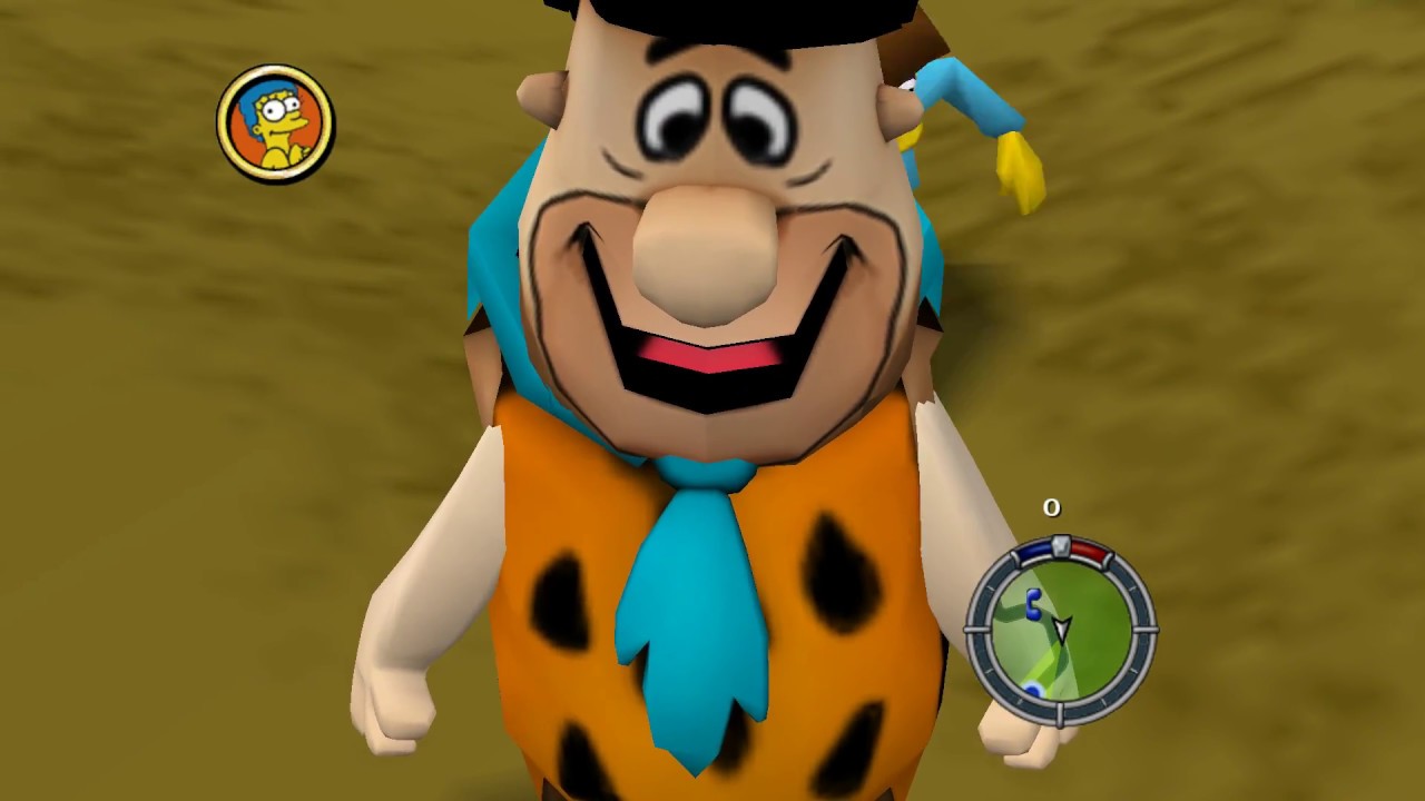 The Simpsons Hit & Run - Fred Flintstone Mod - YouTube