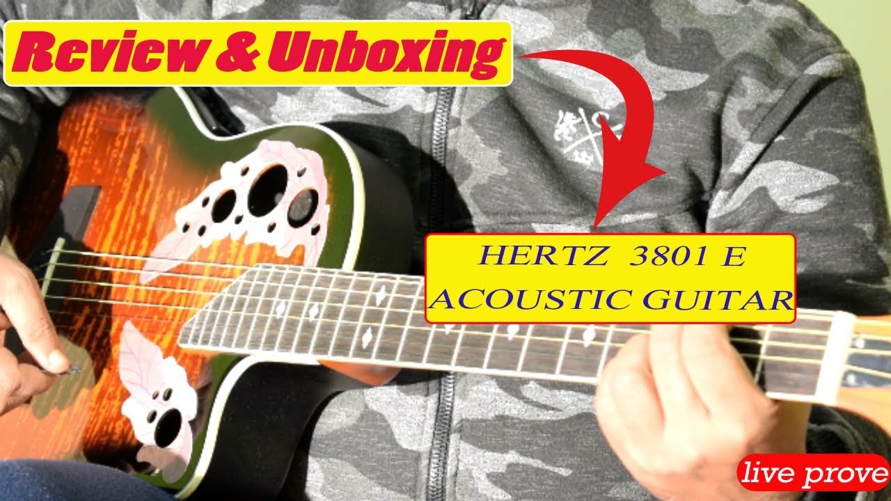 Hartz 3801e guitar unboxing & review |Hartz acoustic guitar review and ...