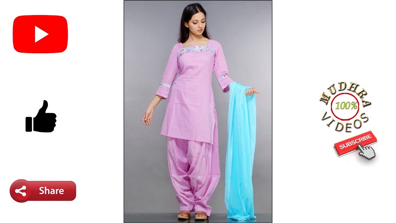 Semi patiala salwar cutting and stitching # semi patiala pant # DIY ...