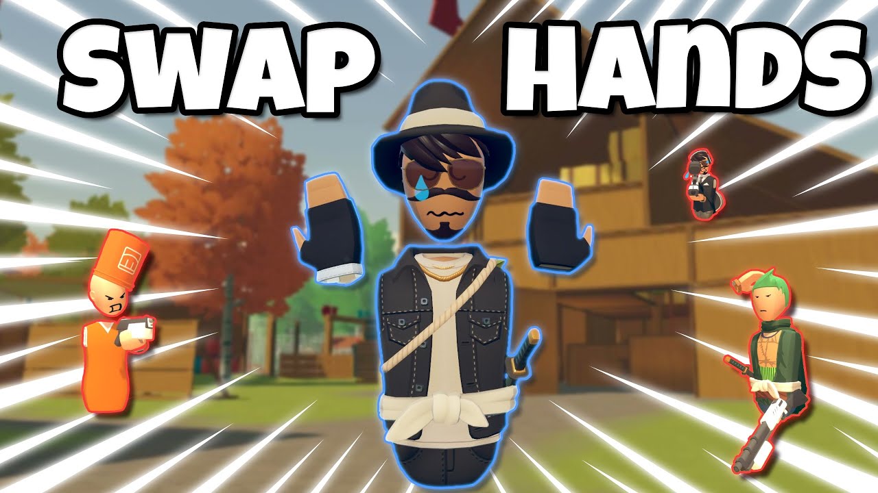 Rec Room BUT My HANDS Are FLIPPED?!? | Rec Room Challenges - YouTube