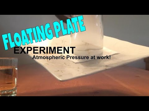 Floating Plate Experiment with help of Atmospheric Pressure. - YouTube