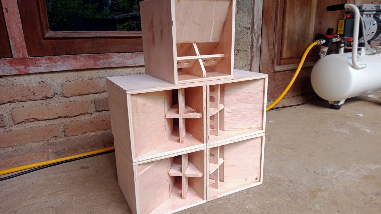 membuat miniatur bok sound TURBO untuk speaker 4 inchi - YouTube