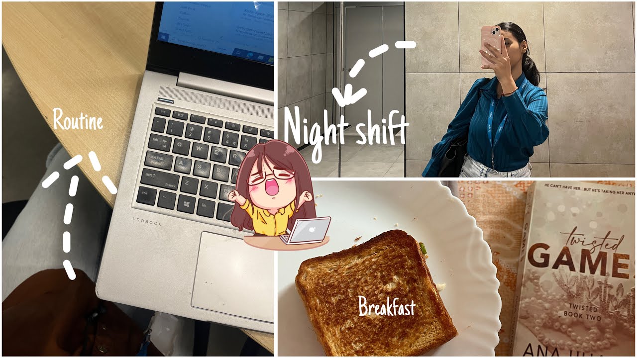 Work from Office Routine | Night Shift 👩‍💻9pm to 6am | Breakfast prep🥪 ...