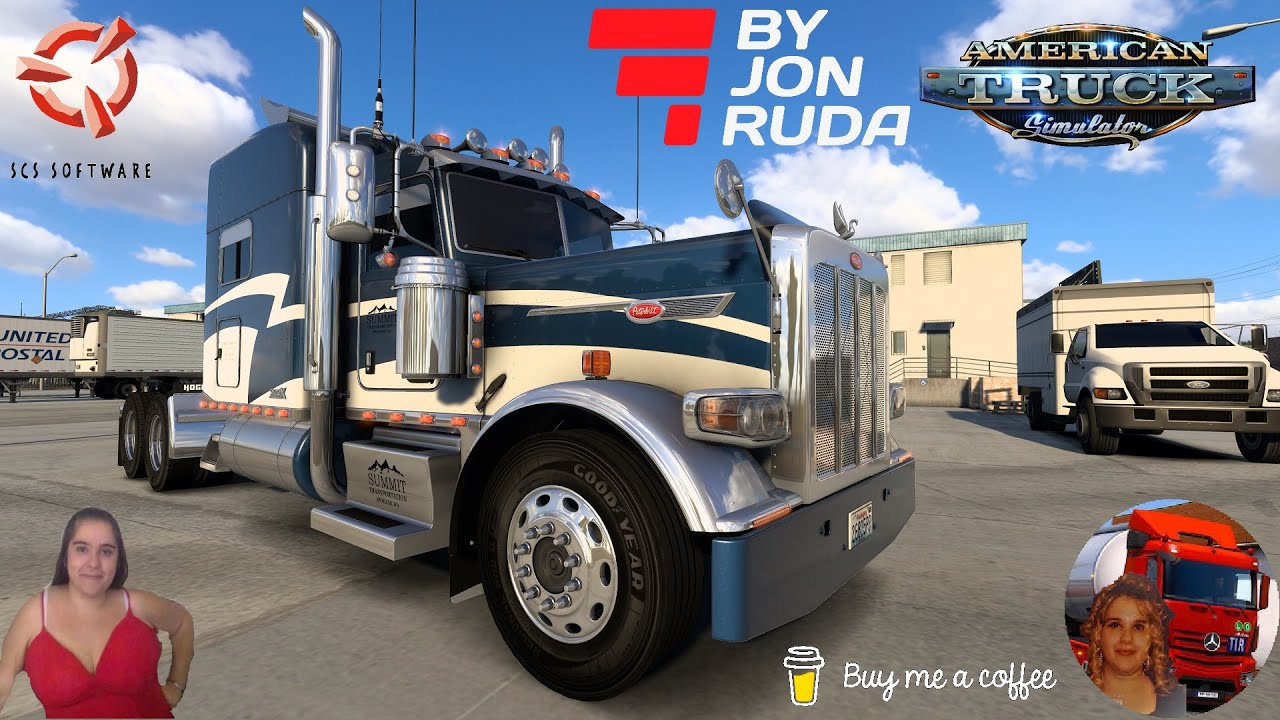 American Truck Simulator (1.52) Peterbilt 389 Glider v6.5 by Jon Ruda ...