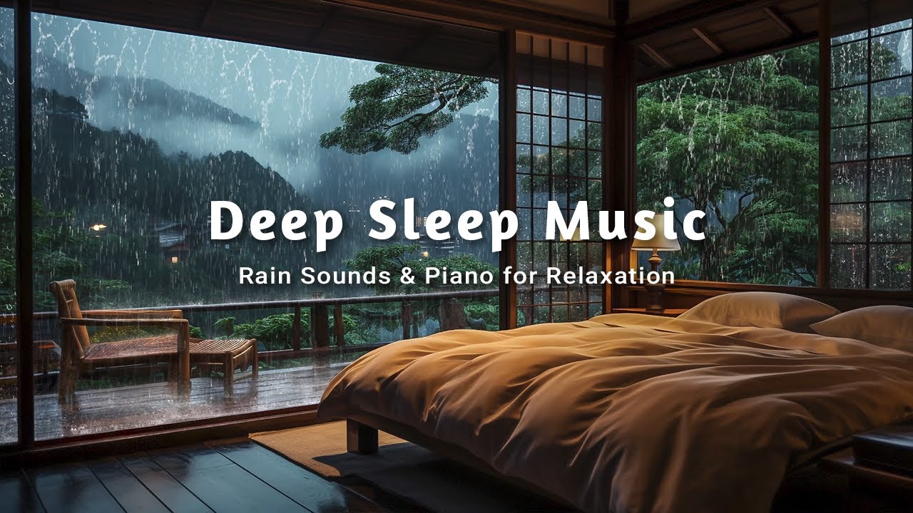 FALL INTO SLEEP INSTANTLY - Deep Sleep Music & Rain Sounds, Stress ...