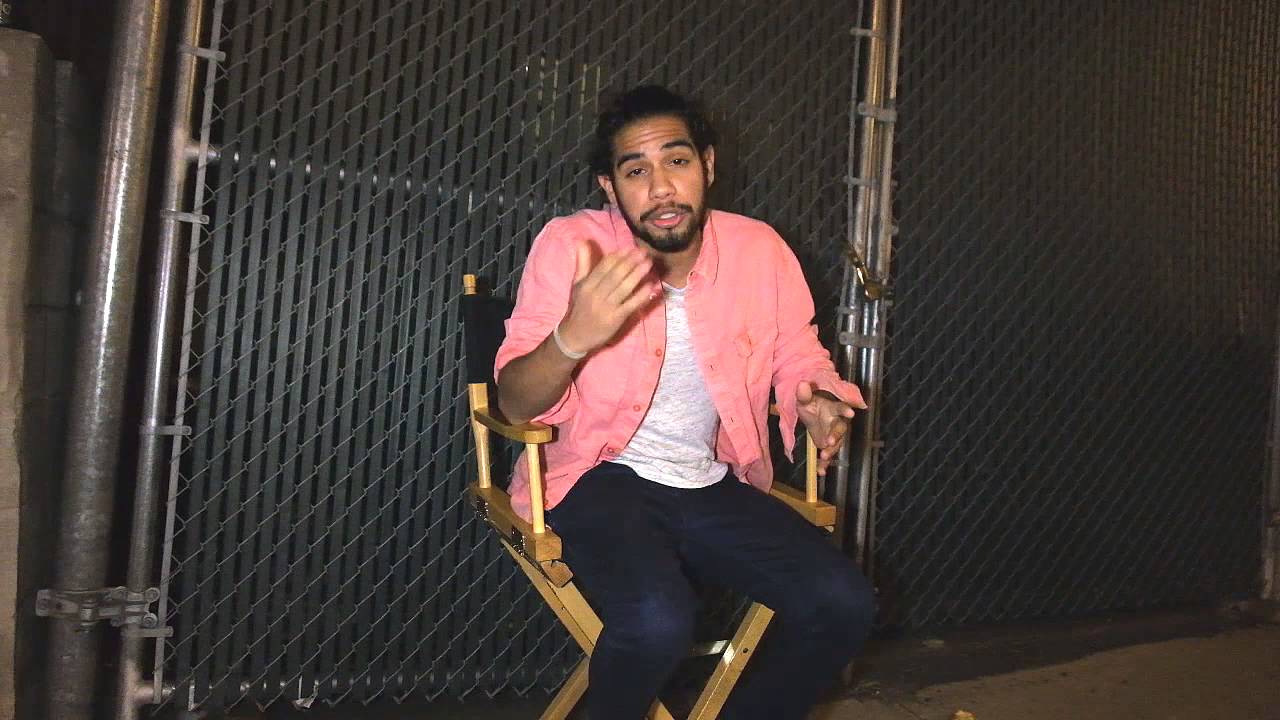 Cemi Guzman on the set of Saturday in the Park giving shoutouts to cast ...