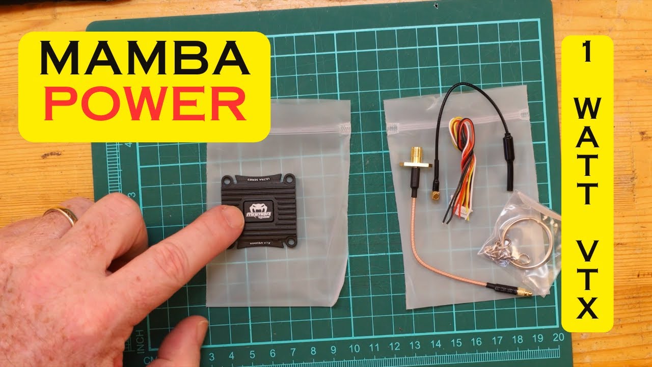 Why I use the Diatone Mamba 1 watt Analog VTX for FPV - YouTube