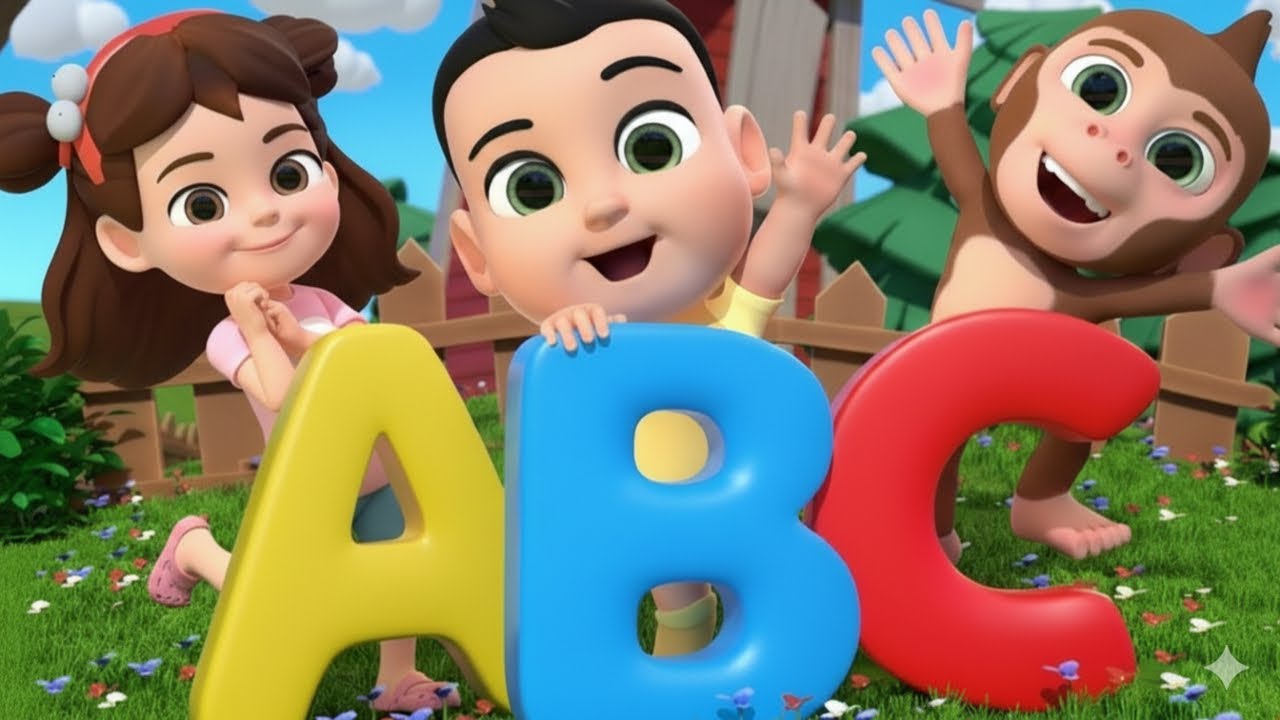 Let’s Meet the Alphabet Song (A–Z) | Kindergram ABC Song | Cartoon ...