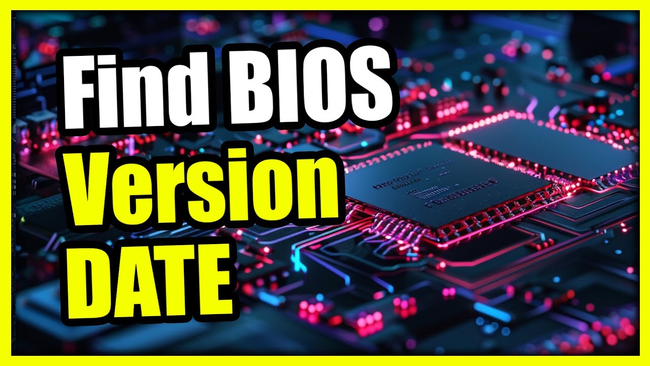 How to Find Bios Version & Date in Windows 11 PC - YouTube