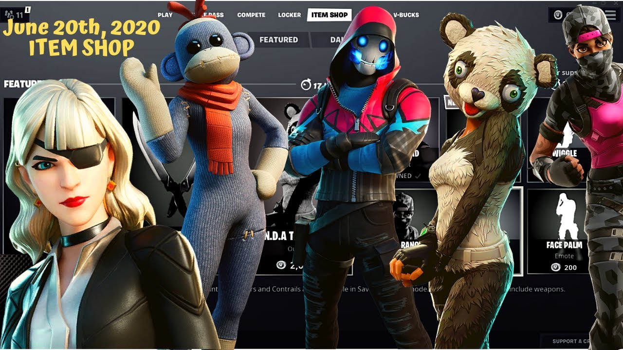 *NEW* Fortnite Item Shop [20/6/2020] WUKONG, BONEHEAD, MONKS, SIREN ...