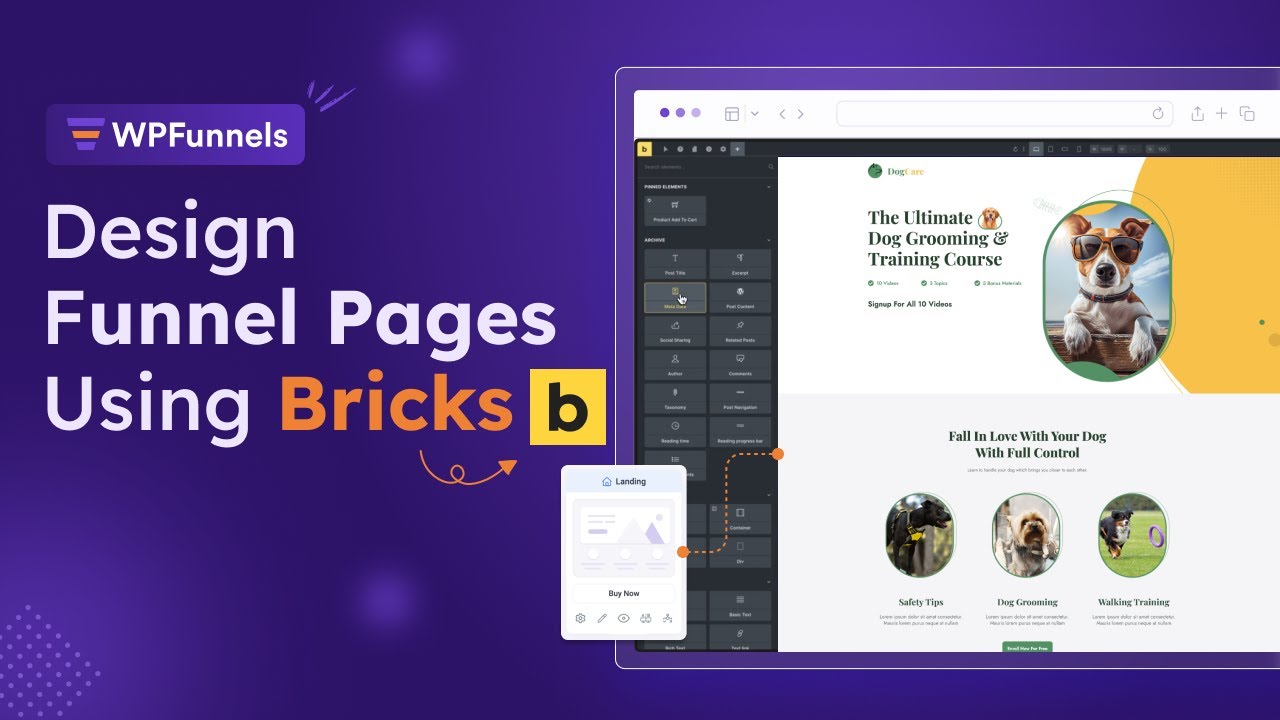 How To Design Funnel Pages In WPFunnels Using Bricks (Basic Guide ...
