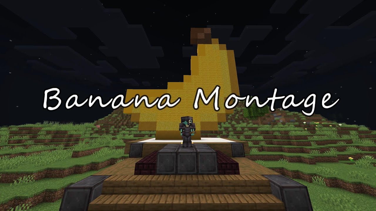 Minecraft Banana Montage | Metamorphosis - YouTube