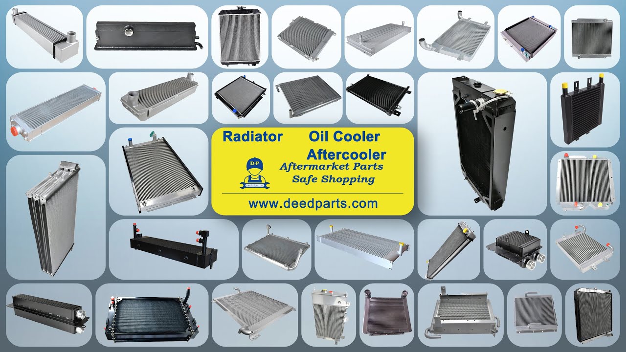 High Quality Oil Cooler ＆ Radiator ＆ Aftercooler From deedparts - YouTube
