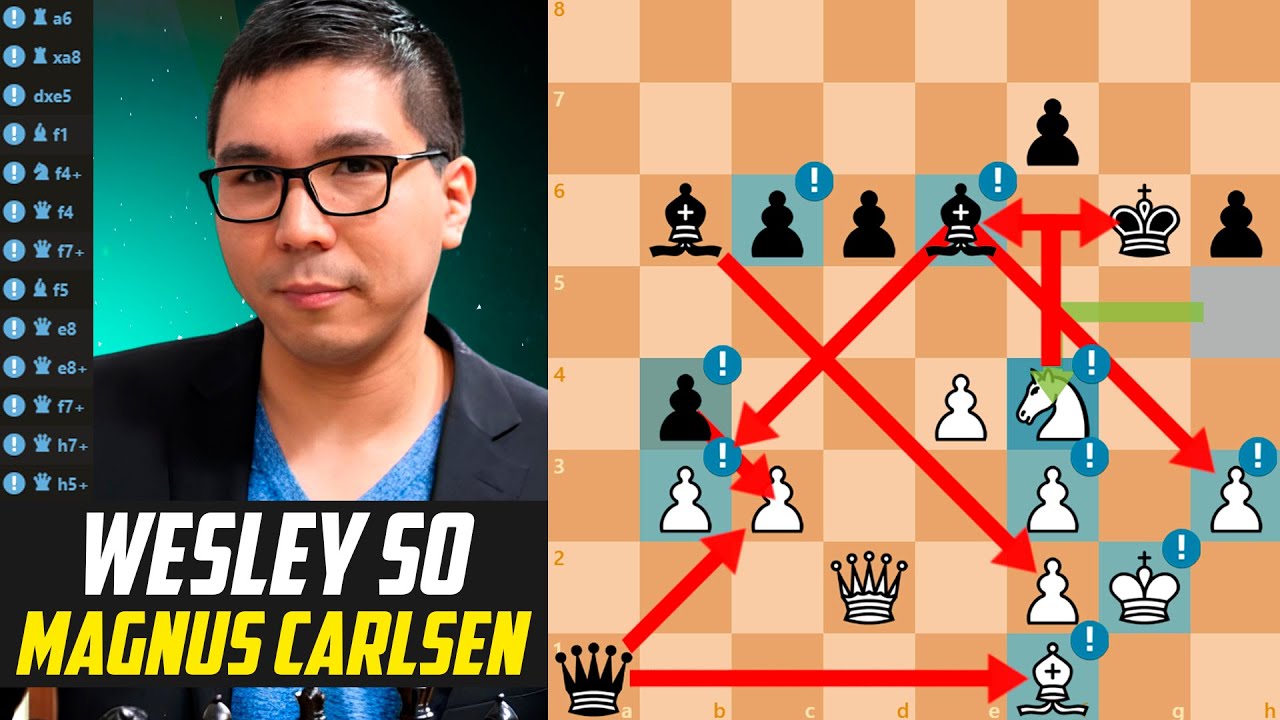 14 Great Moves by So! Wesley So *CRUSHED* Magnus Carlsen - Giuoco Piano ...
