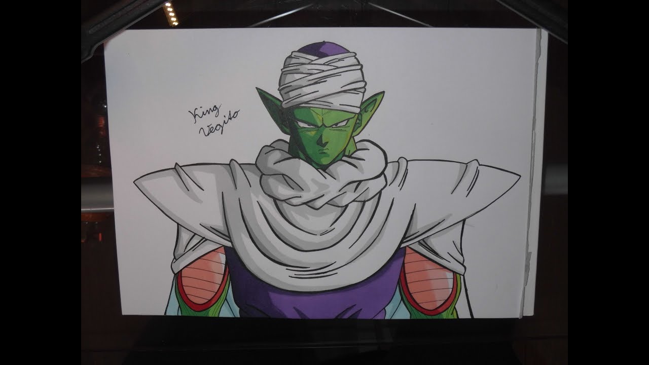 Drawing Piccolo Dragon Ball Z - YouTube