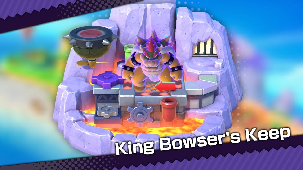 Super Mario Party Jamboree - King Bowser's Keep (15 Turns - 2 Players ...