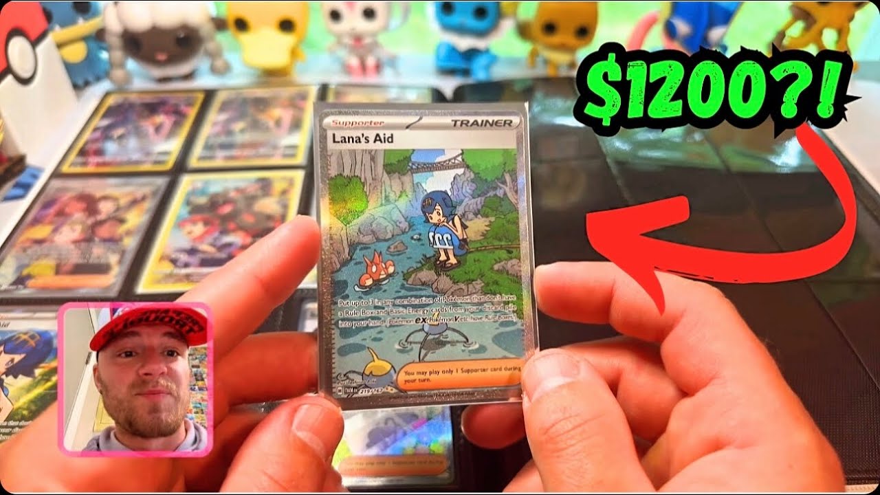 Filling A Binder With Over $1200 Worth Of Rare Pokemon Cards! - YouTube