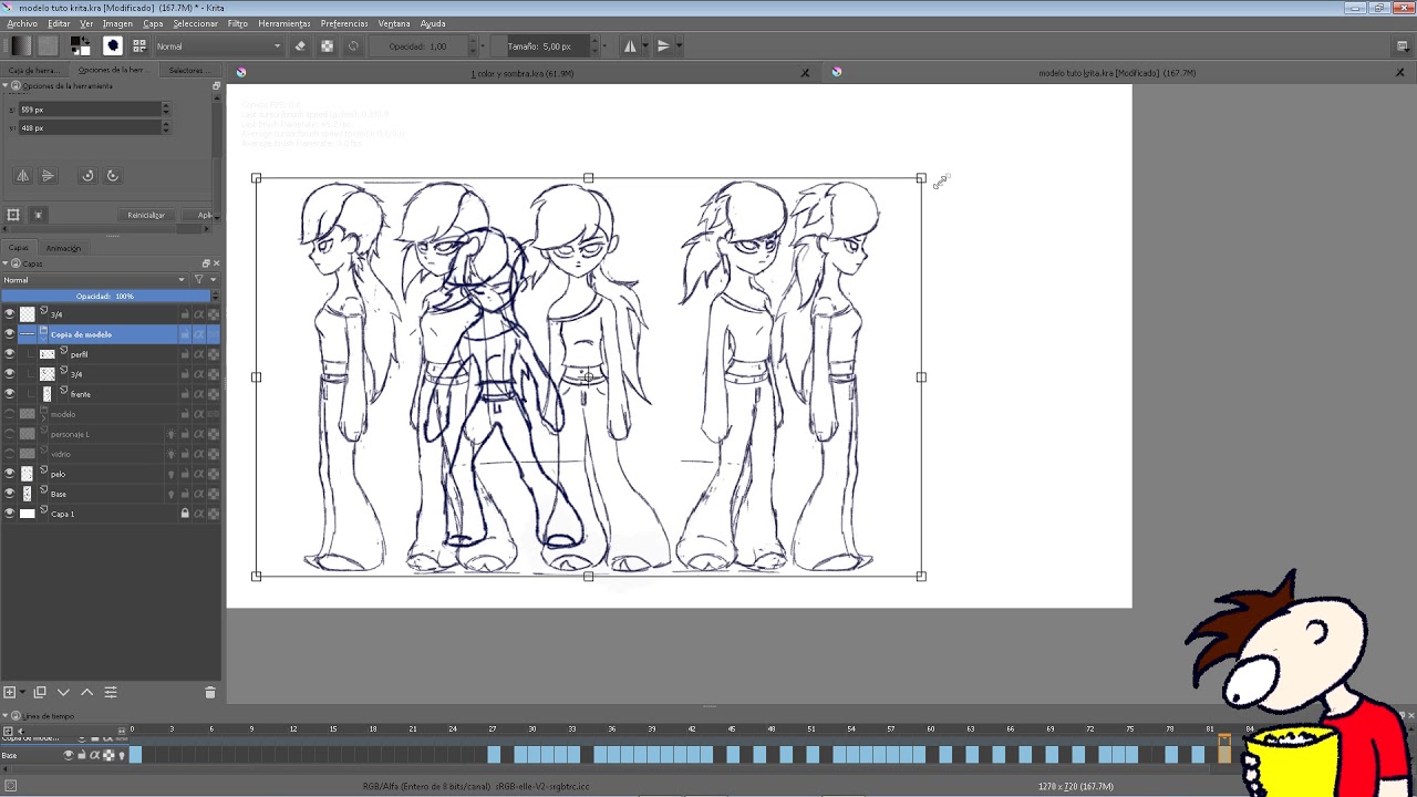 Krita 2d animation tutorial - openlord