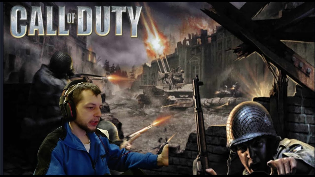 Call Of Duty 1 прохождение. Стрим 1 - YouTube