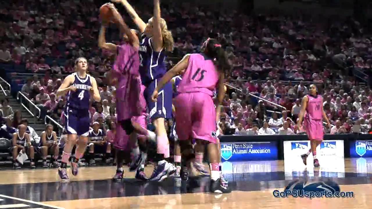 Penn State Women's Basketball vs Northwestern Pink Zone Game - YouTube