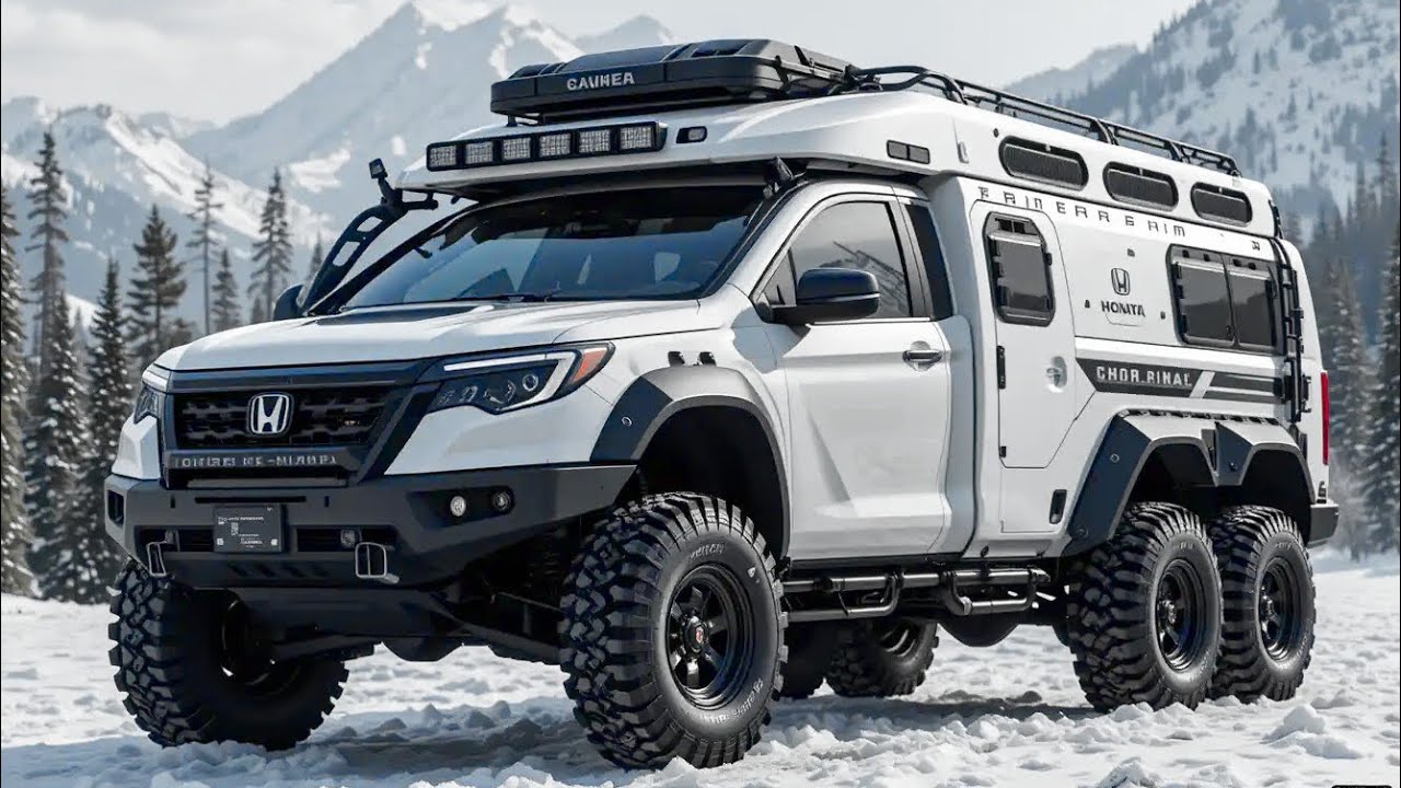 2026 Honda Ridgeline 6x6 Camper – The Ultimate Overlander! Price & Full ...