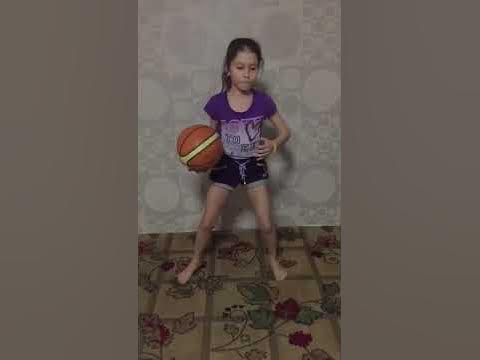 Баскетбол дома упражнение с баскетбольным мячом ч 1 - YouTube
