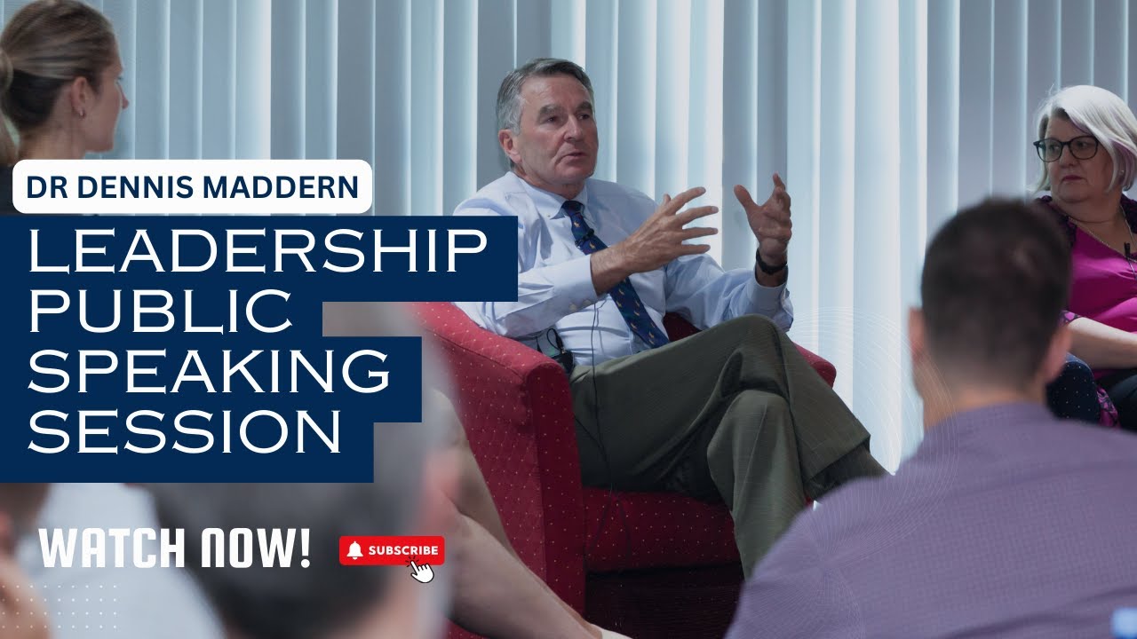 Dr Dennis Maddern Public Speaking Session - 5 Key Aspects for Effective ...